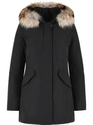 Woolrich Arctic Racoon' Cotton Blend Parka - Black