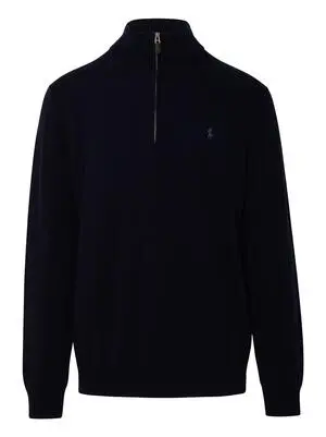 Polo Ralph Lauren Blue Wool Sweater - Navy