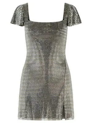 SELF-PORTRAIT Mini Dress In Polyester - Grey