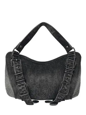 DIESEL® D One' Denim Bag - Black