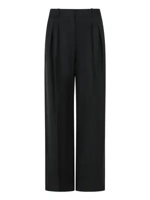 Loulou De Saison Sbiru Lds' Virgin Wool Pants - Black
