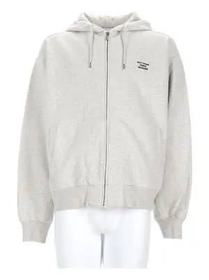 Drole De Monsieur Felpa Con Zip E Cappuccio - Grey