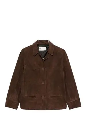 TORY BURCH Leather Blazer Jacket