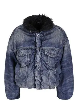 DIESEL® Denim Cotton Jacket - Navy