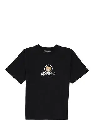 Moschino T Shirt Con Stampa Teddy Bear - Black
