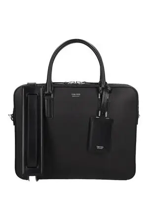 TOM FORD Borsa Da Viaggio Con Logo - Black