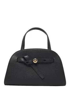 Tory Burch Romy' Small Lear Top Case - Black