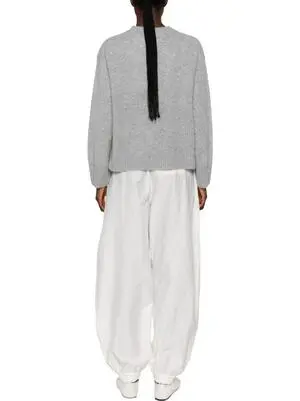 CT PLAGE Wool Crewneck Sweater - Grey