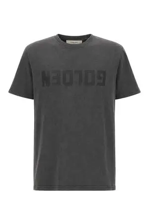 GOLDEN GOOSE T Shirt In Cotone - Charcoal