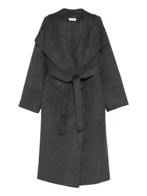 Soft Goat Wool Coat - Grey