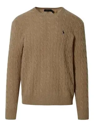 POLO RALPH LAUREN Beige Cashmere Blend Sweater