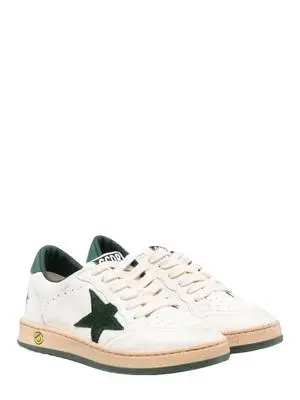 GOLDEN GOOSE Scarpe In Pelle Scamosciate Con Stella - White