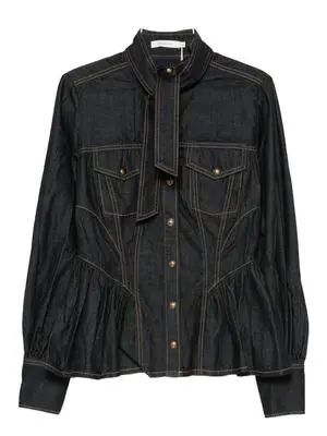Zimmermann Denim Cotton Shirt Ink
