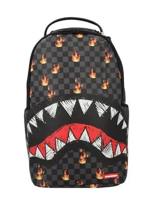 SPRAYGROUND Zaino 'scribble Fire Check - Multicolour