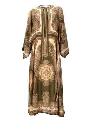 Zimmermann Abito Midi A Tunica 'mahon - Multicolour