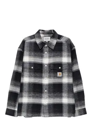 Carhartt Work In Progress Checked Cotton Shirt - Navy