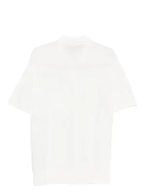 Emporio Armani Knitted Polo Shirt - Grey