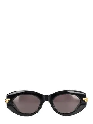 Bottega Veneta Occhiale Da Sole 'mitre - Black