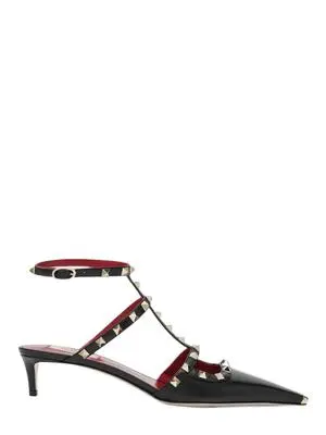 Valentino Garavani Rockstud Leather Pumps Black