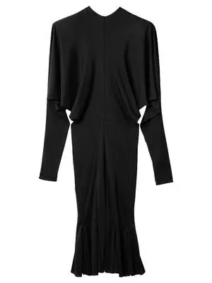 Jacquemus Cut Out Midi Dress - Black