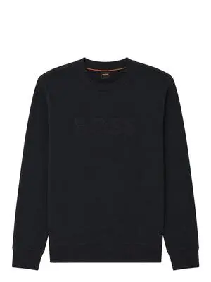 BOSS Felpa 'we Logo' Relaxed Fit - Black
