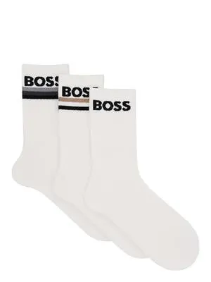 BOSS 3 Pack Calzini Con Logo - Multicolour