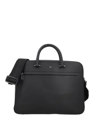 BOSS Borsa Portadocumenti Con Logo - Black