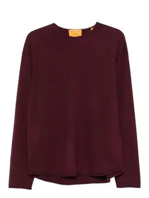Guest In Residence Cashmere Crewneck Sweater - Bordeaux