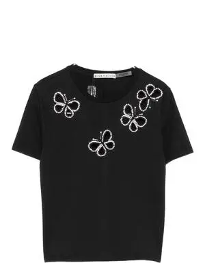 ALICE + OLIVIA Cindy Cut Out T Shirt
