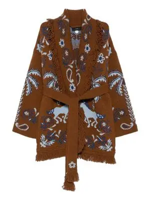 ALANUI Island Roots Wool Cardigan