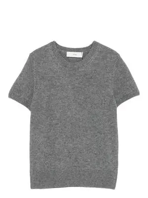 DUNST Wool Blend Crewneck Sweater - Grey