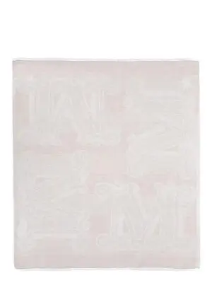 Max Mara Stola In Misto Lino White