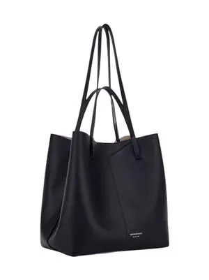 EMPORIO ARMANI Medium Leather Tote Bag
