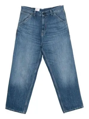 Carhartt Work In Progress Denim Cotton Jeans - Navy