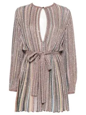Missoni Zig Zag Motif Short Dress - Multicolor