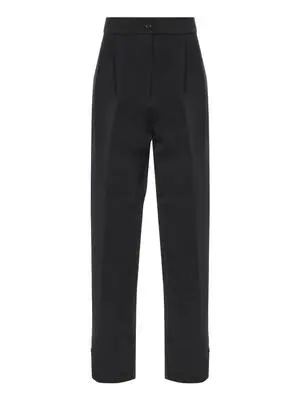 THE FRANKIE SHOP Doyer Pleated Trousers - Black