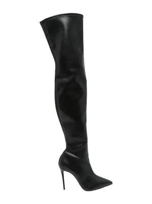 Casadei Leather Boots - Black