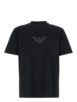 EMPORIO ARMANI Logo Cotton T Shirt