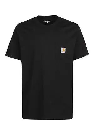Carhartt Work In Progress Pocket Cotton T Shirt - Black