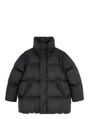 MAISON MARGIELA Midi Down Jacket - Black