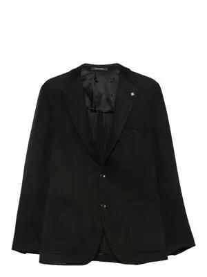 Tagliatore Notch-lapel Blazer - Black
