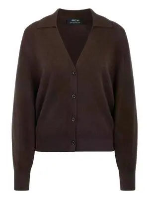 MARCCAIN Button-up Collar Cardigan - Brown