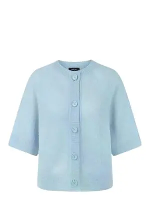 MARCCAIN Short-sleeve Button-fastening Cardigan