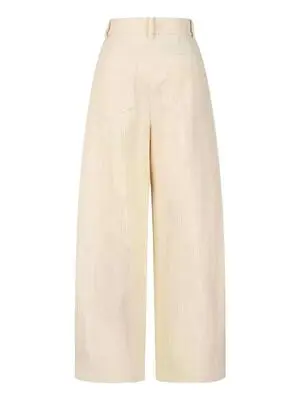 STUDIO TOMBOY Corduroy Pintuck Trousers - Neutrals