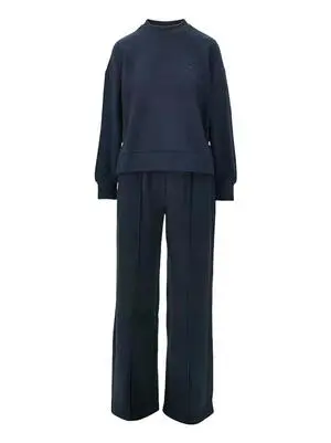 Emporio Armani Logo-embroidered Tracksuit - Blue