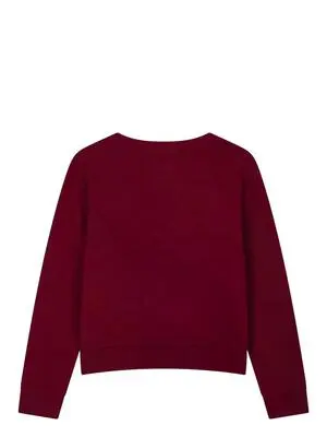 STUDIO TOMBOY V-neck Sweater - Red