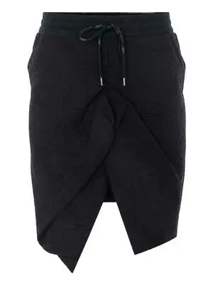 VIVIENNE WESTWOOD Asymmetric Jacquard-pattern Skirt - Black
