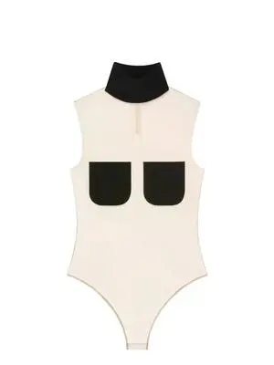COURREGES Two-pocket Illusion Bodysuit