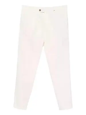 MY MYTHS Pleated Gabardine Trousers - Neutrals