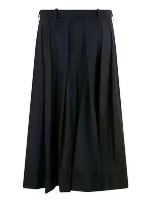 VIVIENNE WESTWOOD Stripe-pattern Plleated Midi Skirt